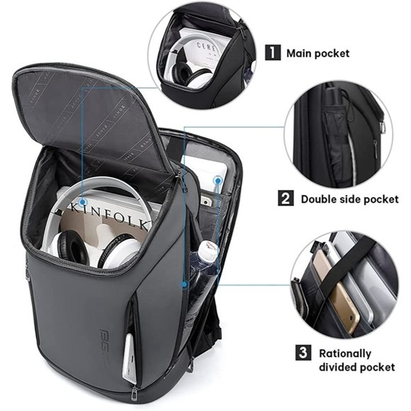 Bags | 156 Inch Business Smart Backpack With Usb Charging Port Backpack ...